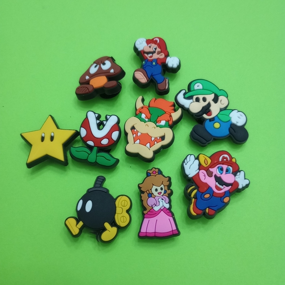 CROCS | Accessories | Super Mario Brothers Crocs Charms Croc Jibbitz ...